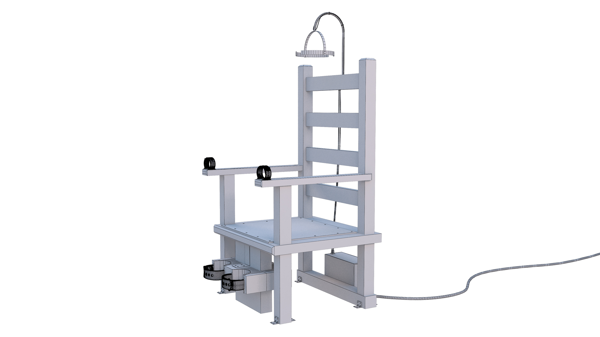 3D Guillotine and Electric Chair model - TurboSquid 1734633