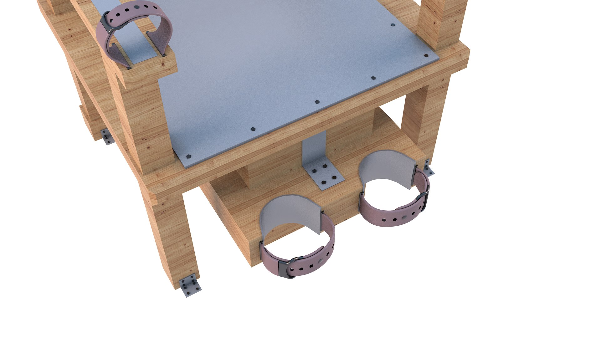 3D Guillotine And Electric Chair Model - TurboSquid 1734633