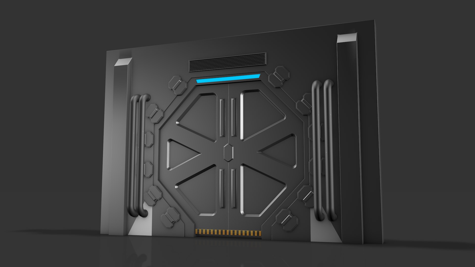 3D Sci Fi Door - TurboSquid 2316870