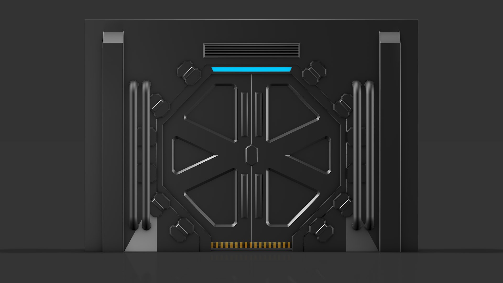 3D Sci Fi Door - TurboSquid 2316870