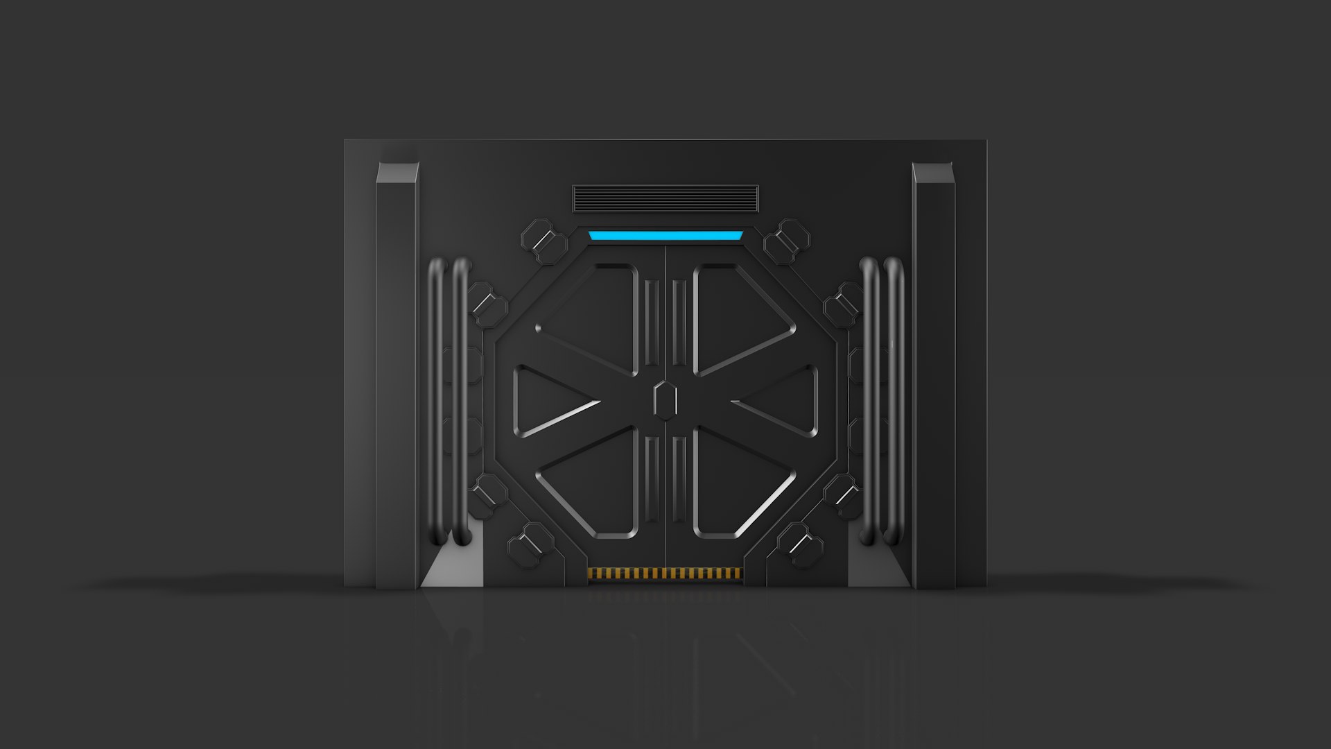 3D Sci Fi Door - TurboSquid 2316870