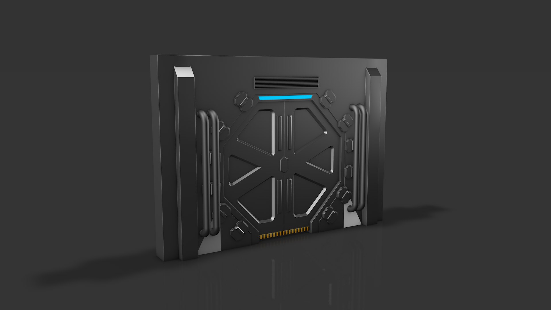 3D Sci Fi Door - TurboSquid 2316870