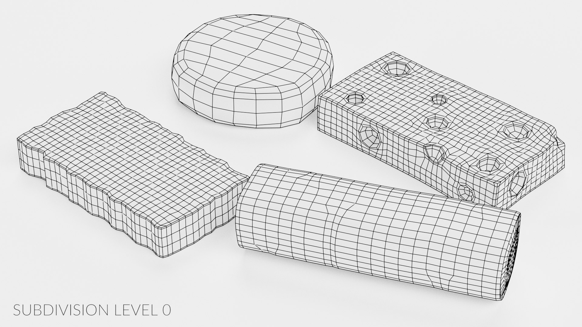 Cheese Set 3D Model - TurboSquid 1505185
