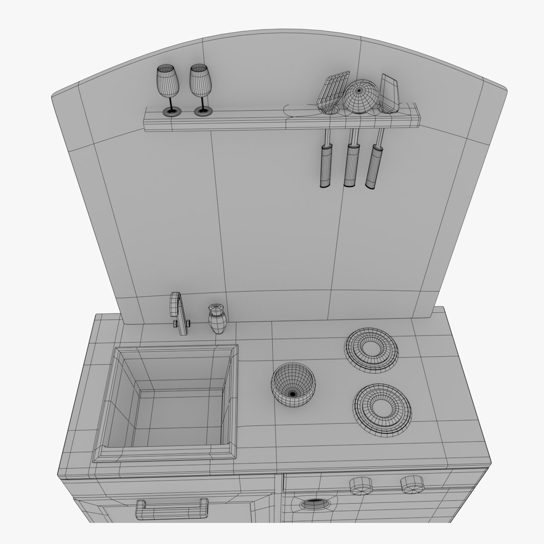 3d Toy Kitchen