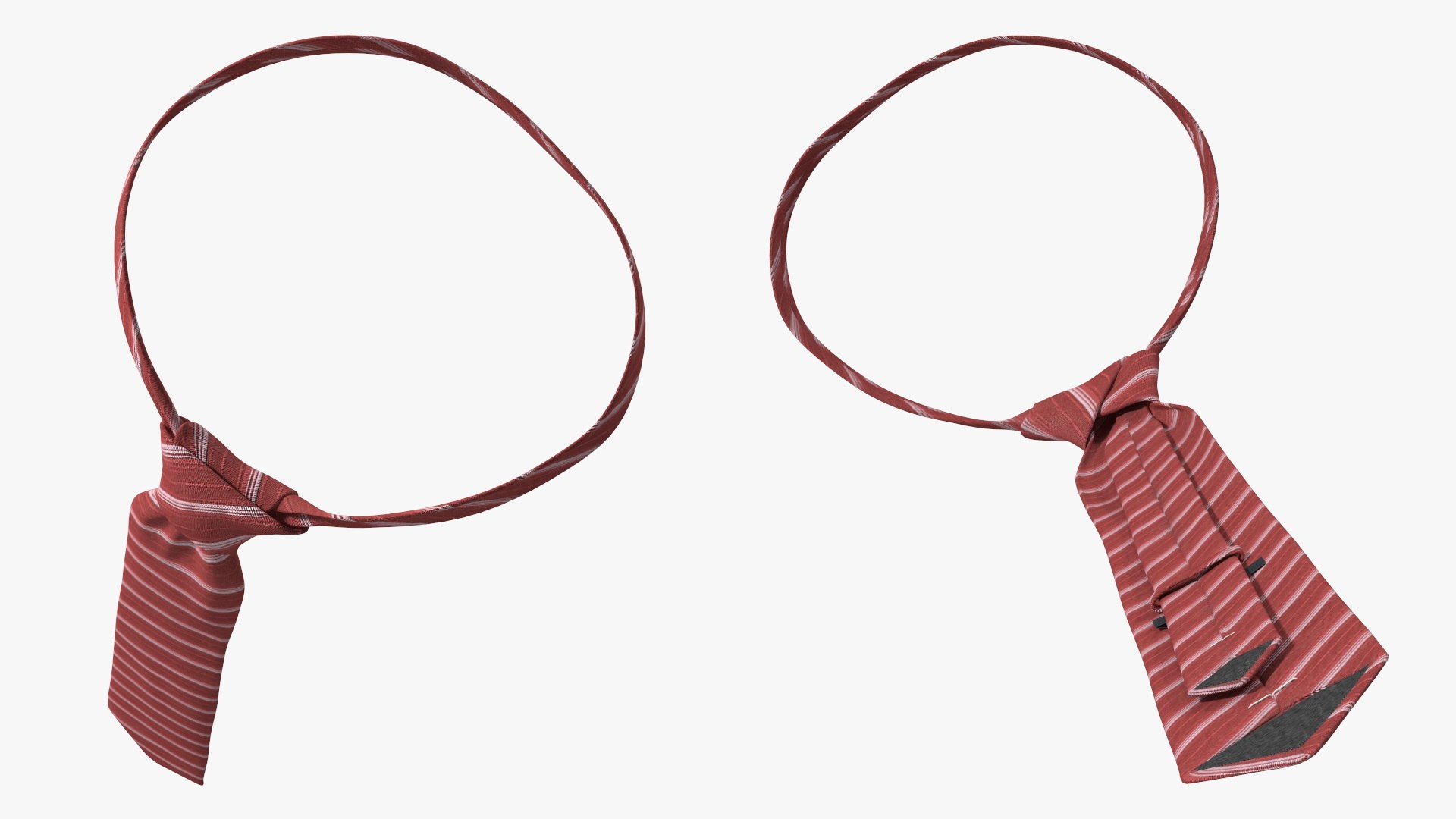 Striped Necktie 3D - TurboSquid 2193911