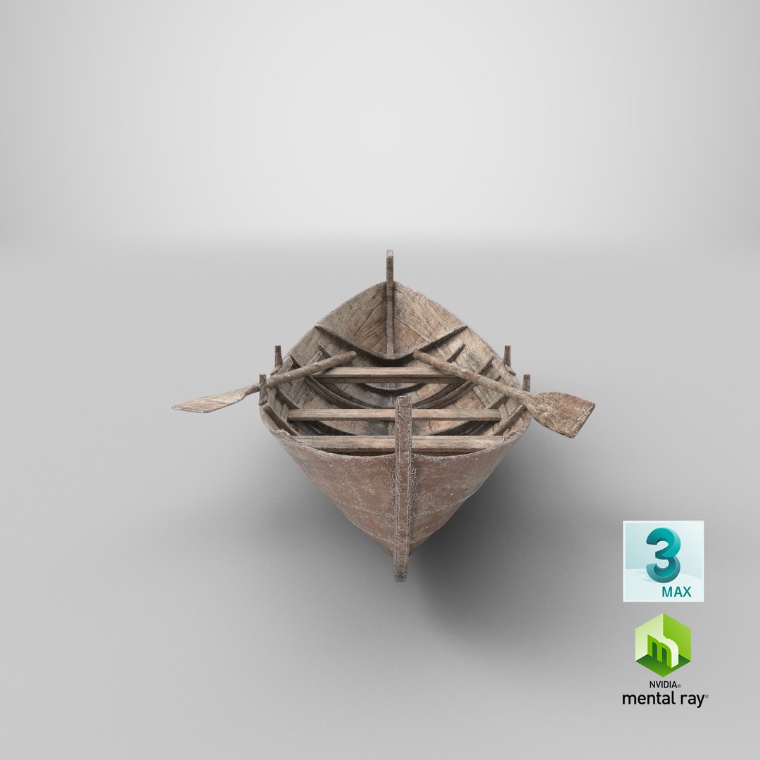 Old row boat 3D model - TurboSquid 1190119