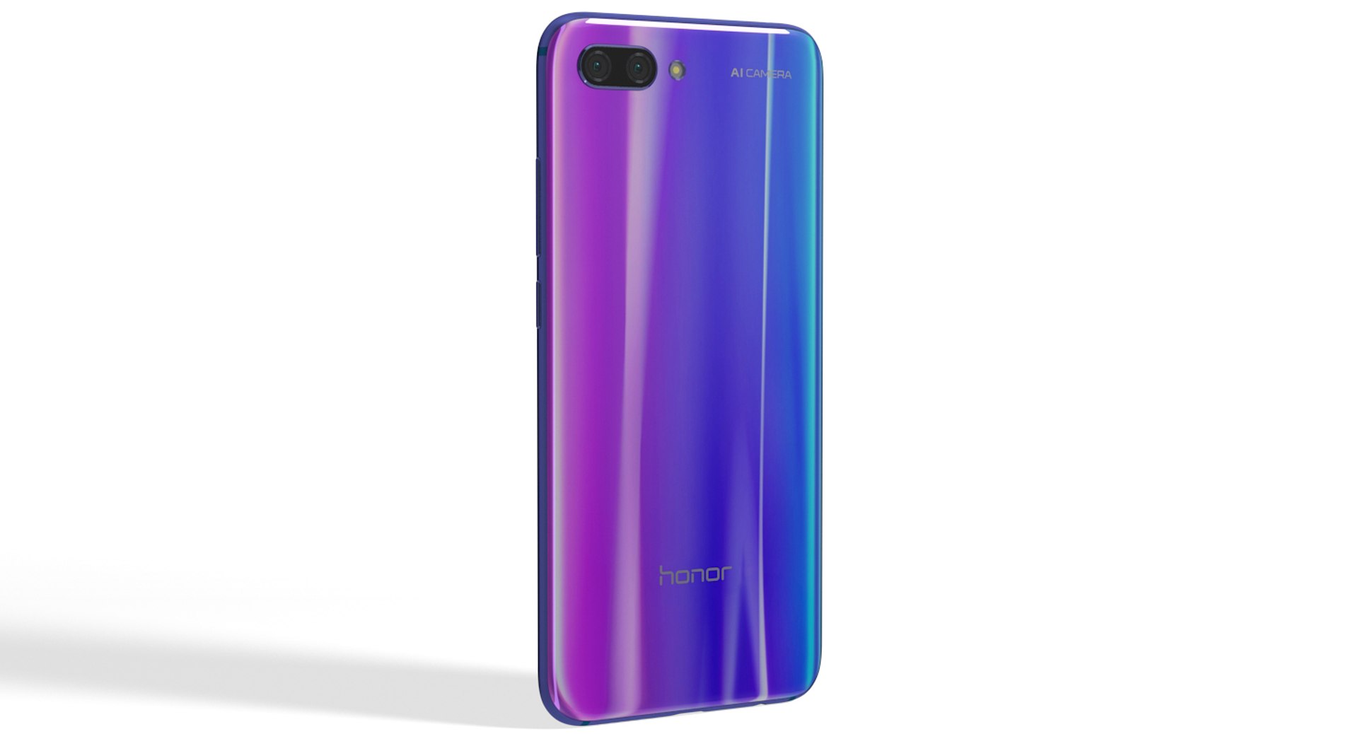 Realistic honor 10 blue 3D model - TurboSquid 1297785