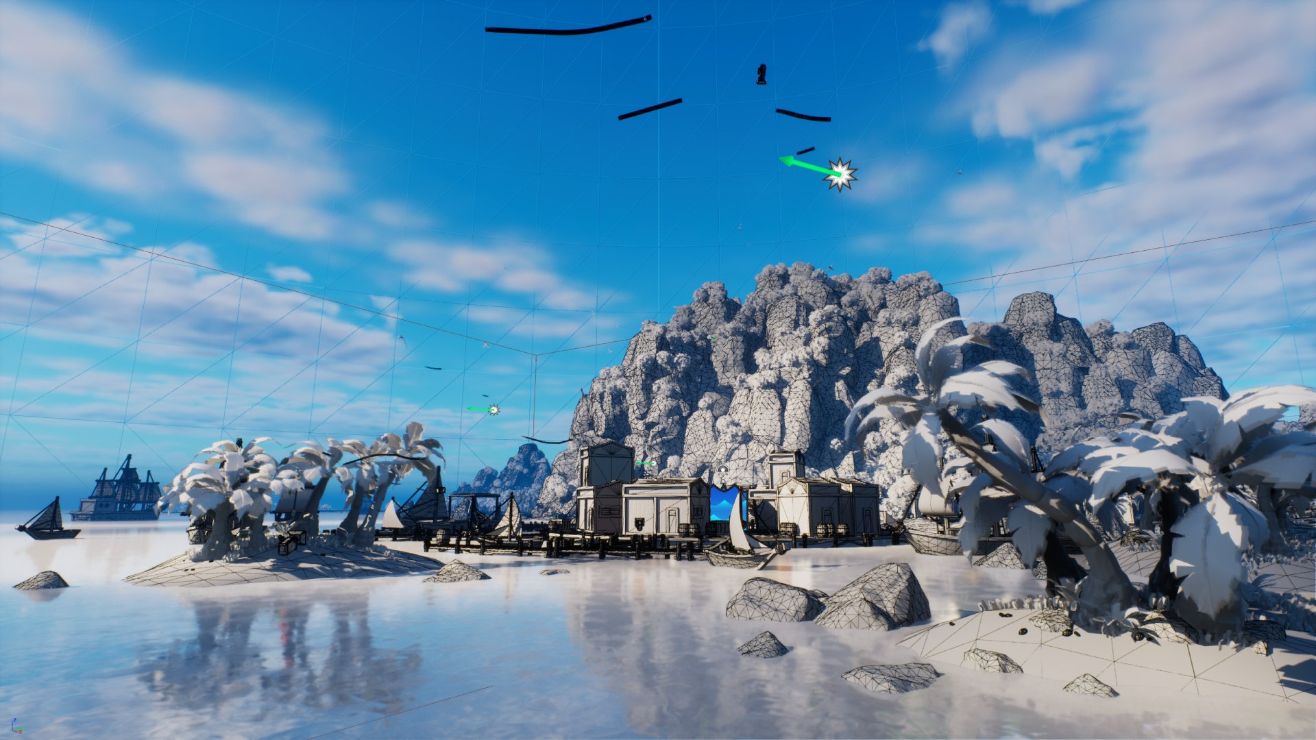 Stylized Beach Environment Unreal Engine 5 3D Model - TurboSquid 2018412