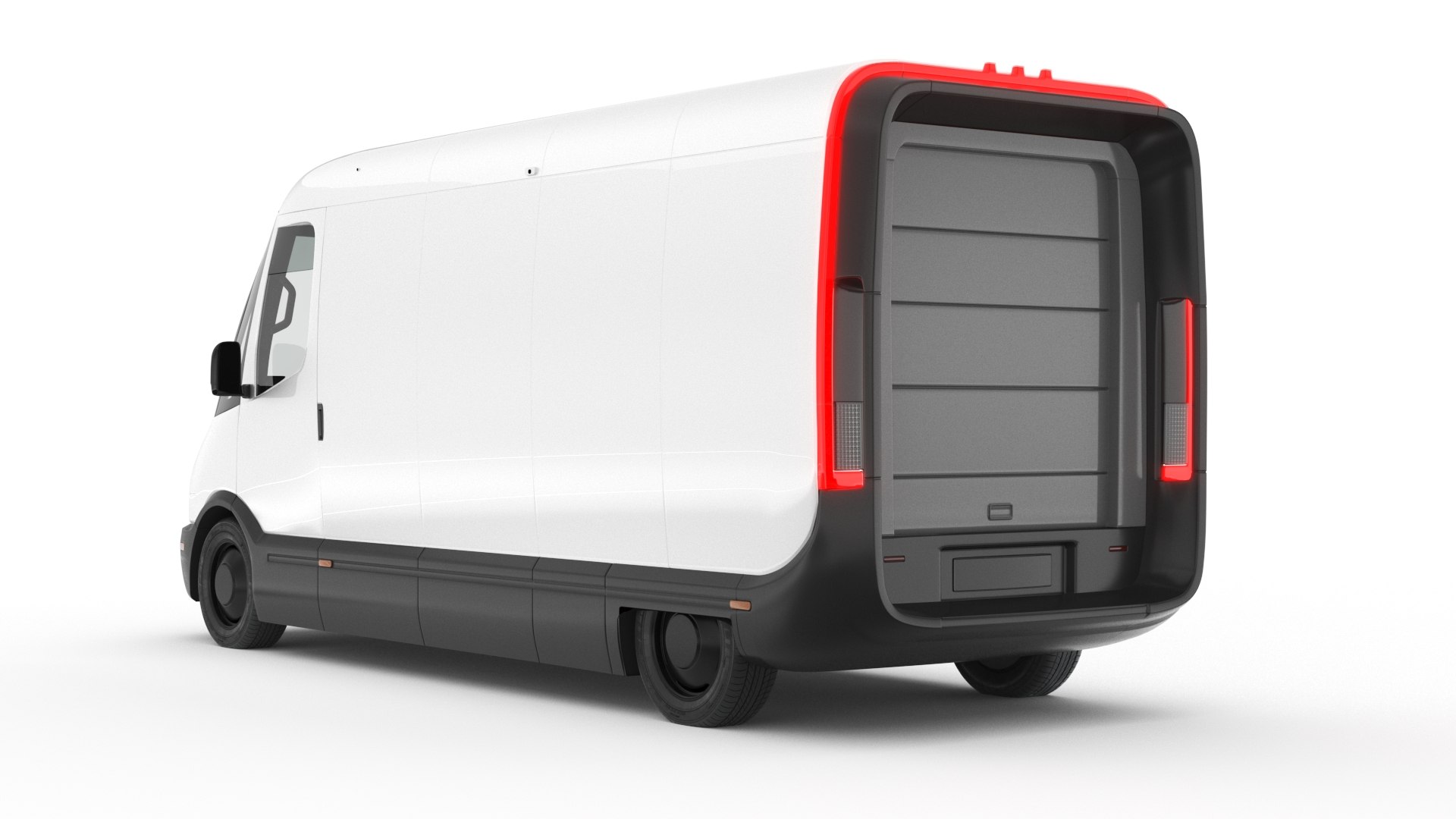 Electric Delivery Van 3D Model - TurboSquid 2363575