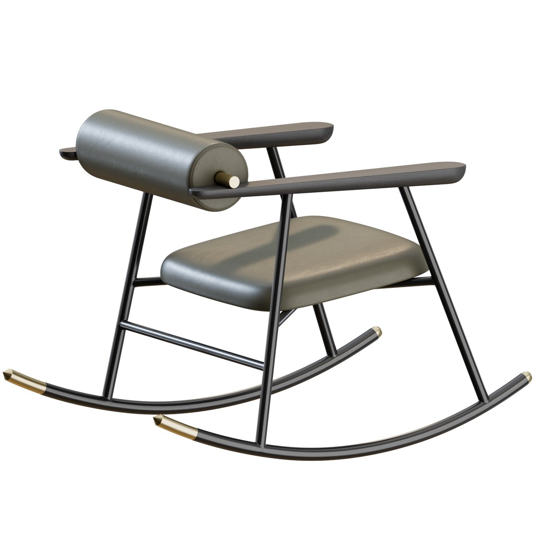 3d Loulou Rock Chair By Gallottiradice Model Turbosquid 2395978