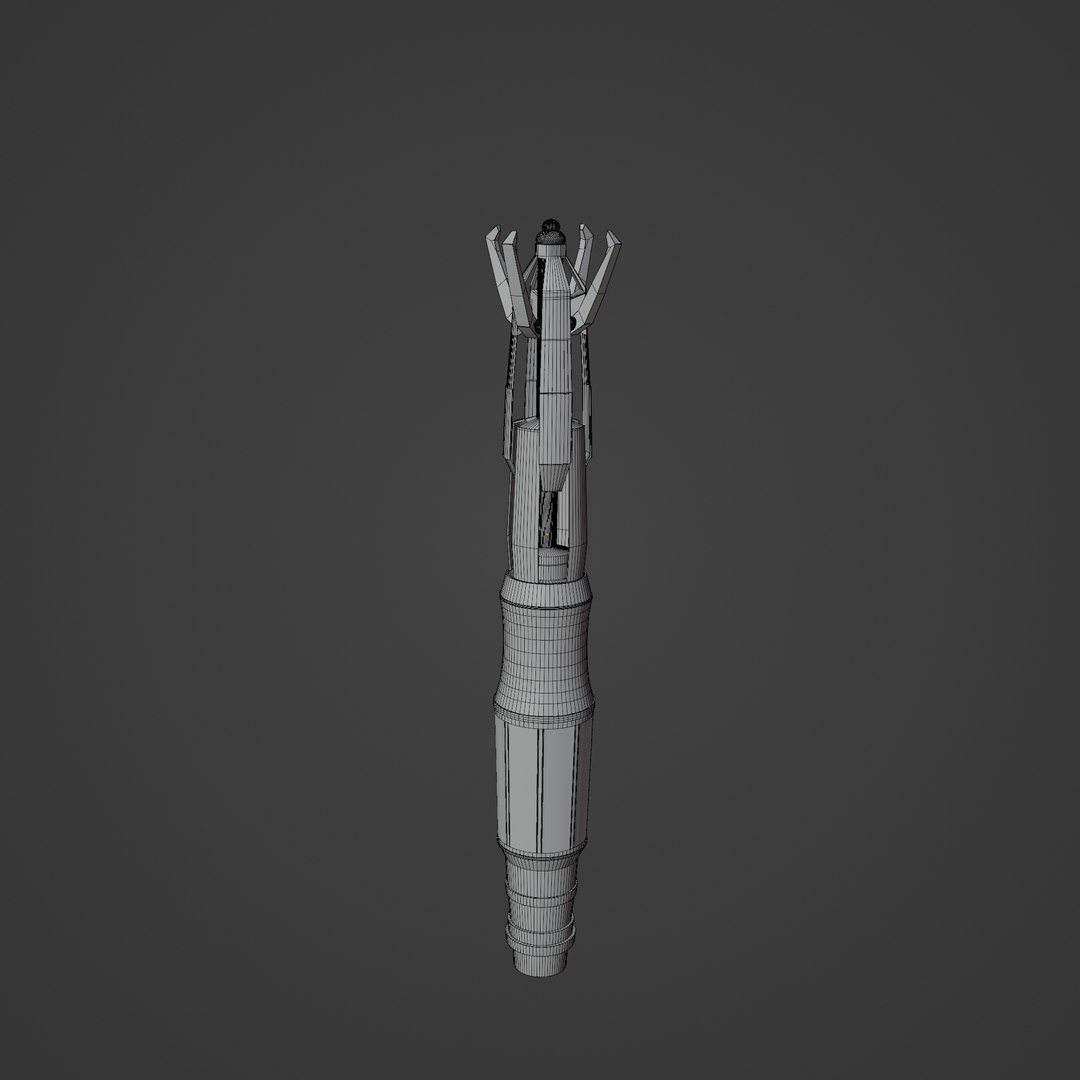 11th Doctors Sonic Screwdriver 3D Model - TurboSquid 1958859