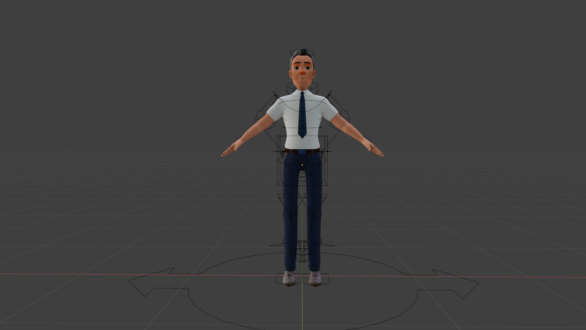 Cartoon Man Rigged 3D Model - TurboSquid 1765754