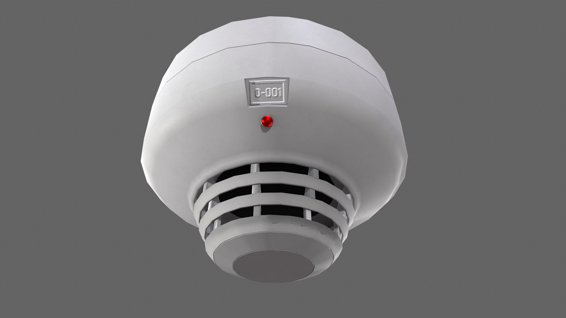 3D Smoke Detector Low Poly Model - TurboSquid 2391616