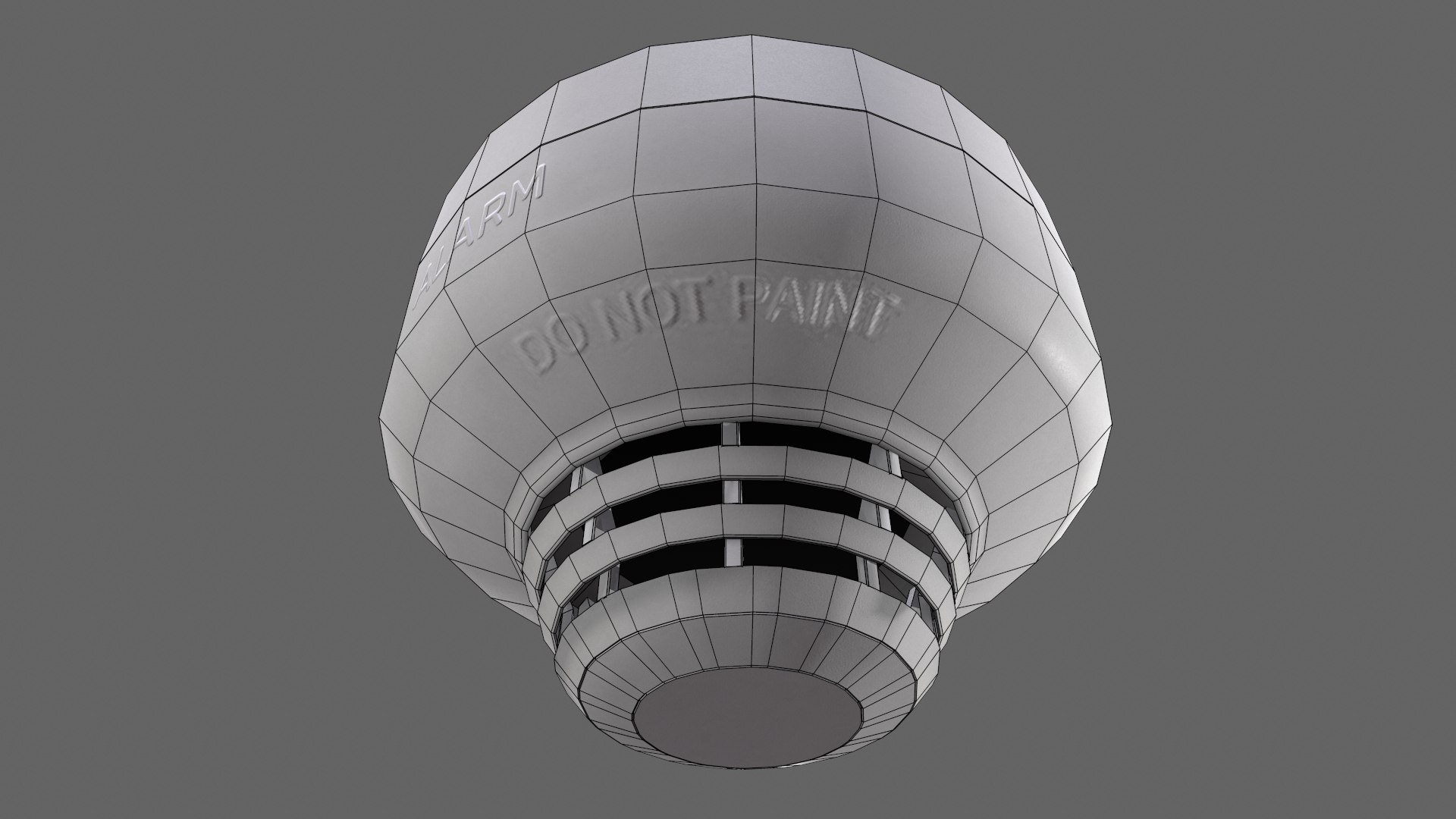 3D Smoke Detector Low Poly Model - TurboSquid 2391616