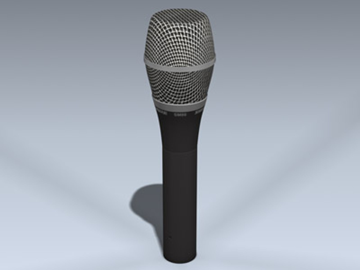Shure Sm86 Vocal Microphone 3d Model