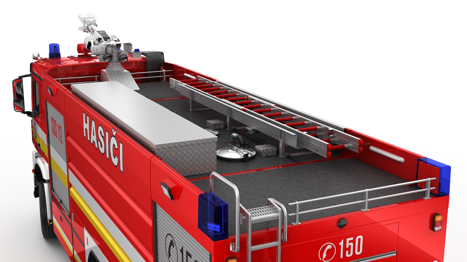 3D Mercedes Arocs Fire Engine - TurboSquid 1960820