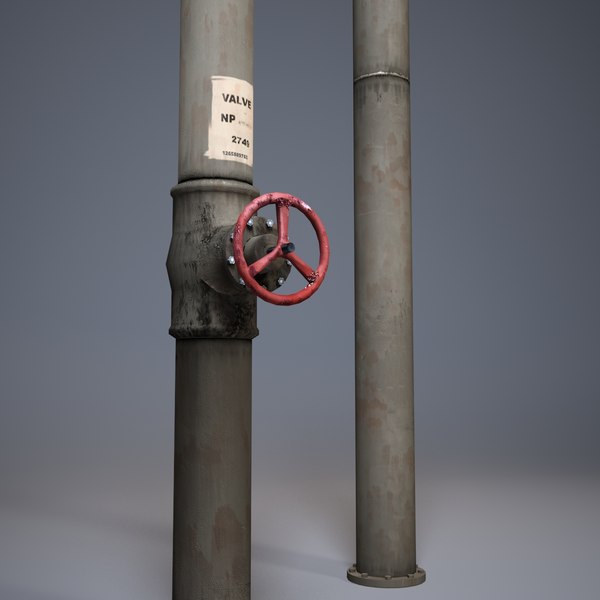 3d pipes set model