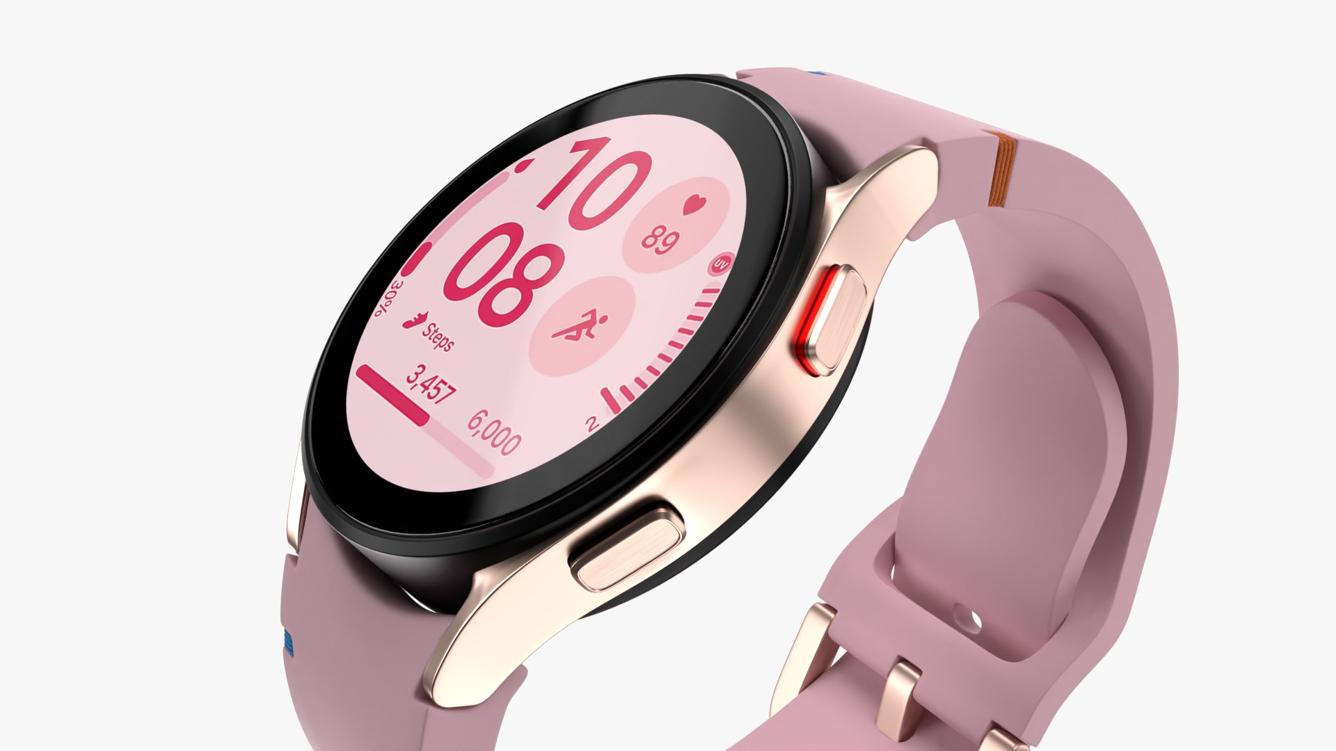 3D Samsung Galaxy Watch FE Pink - TurboSquid 2251617