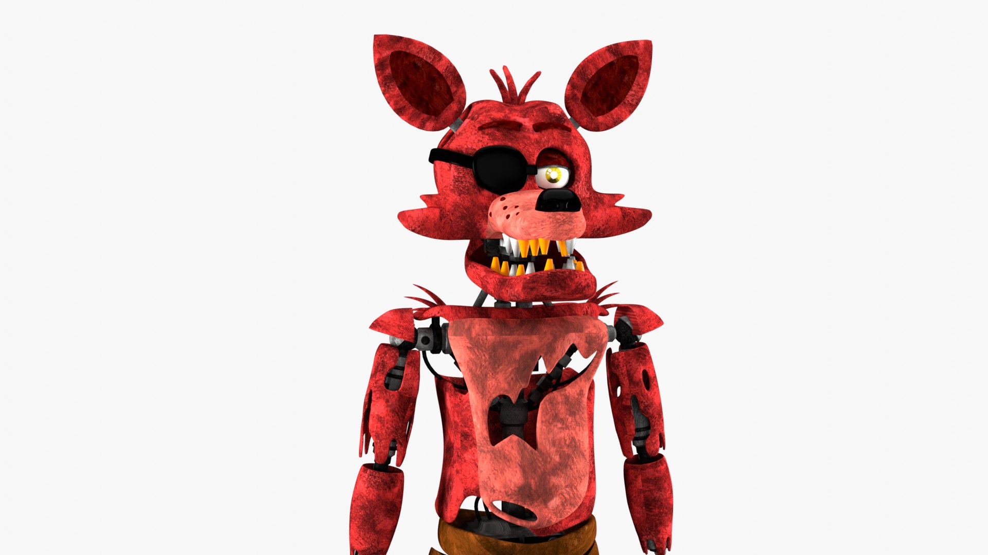 FNAF1 Foxy 3D - TurboSquid 2363444