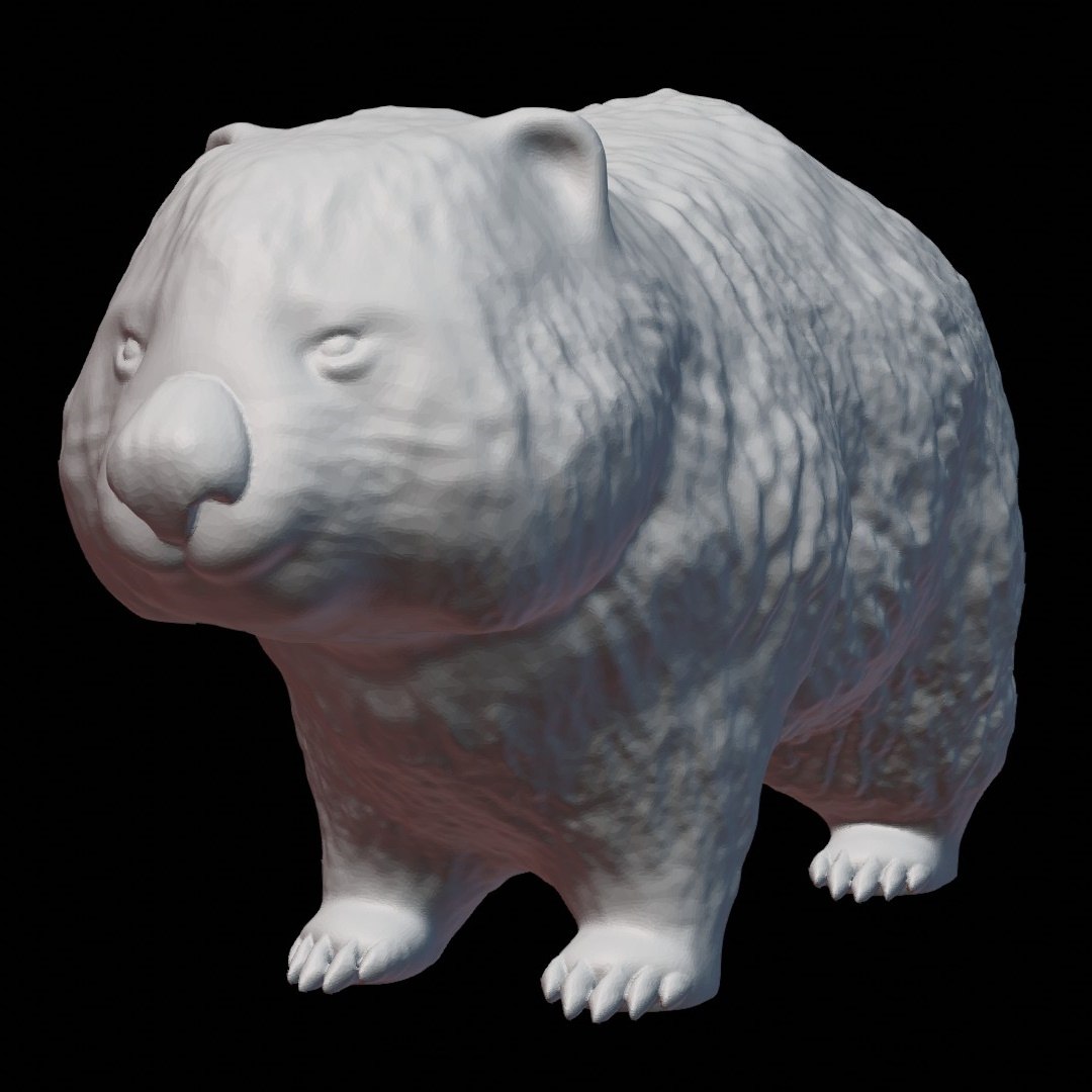 3D Australian Common Wombat - TurboSquid 2049569