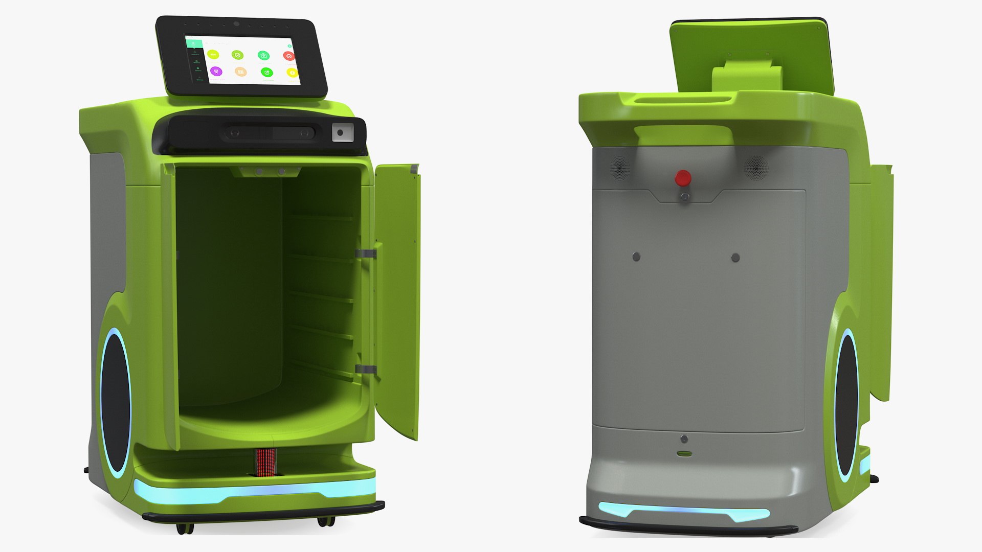Autonomous hospital delivery robot model - TurboSquid 1596835