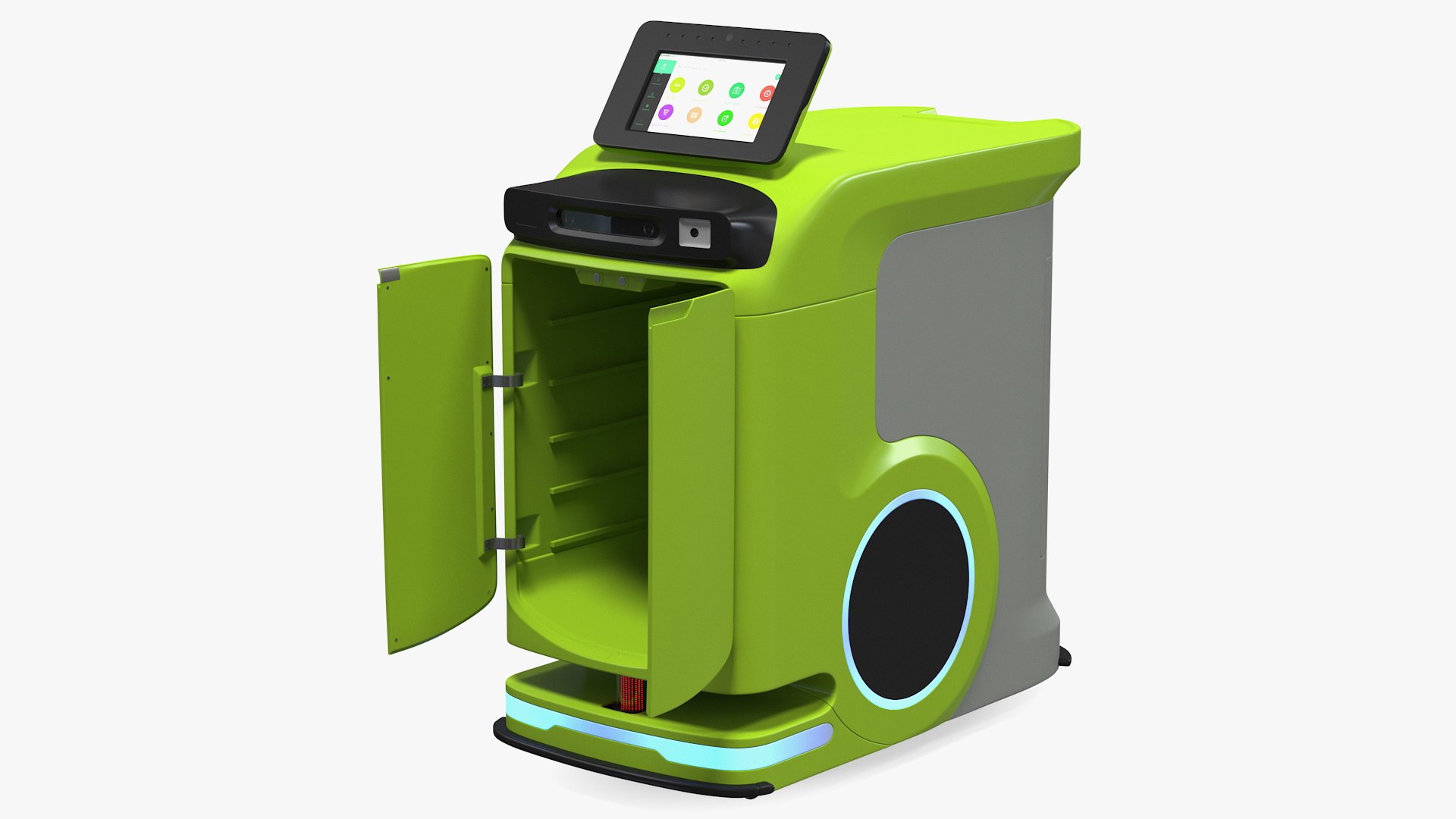 Autonomous hospital delivery robot model - TurboSquid 1596835