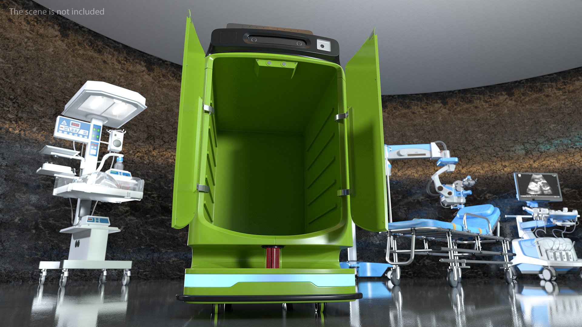 Autonomous hospital delivery robot model - TurboSquid 1596835