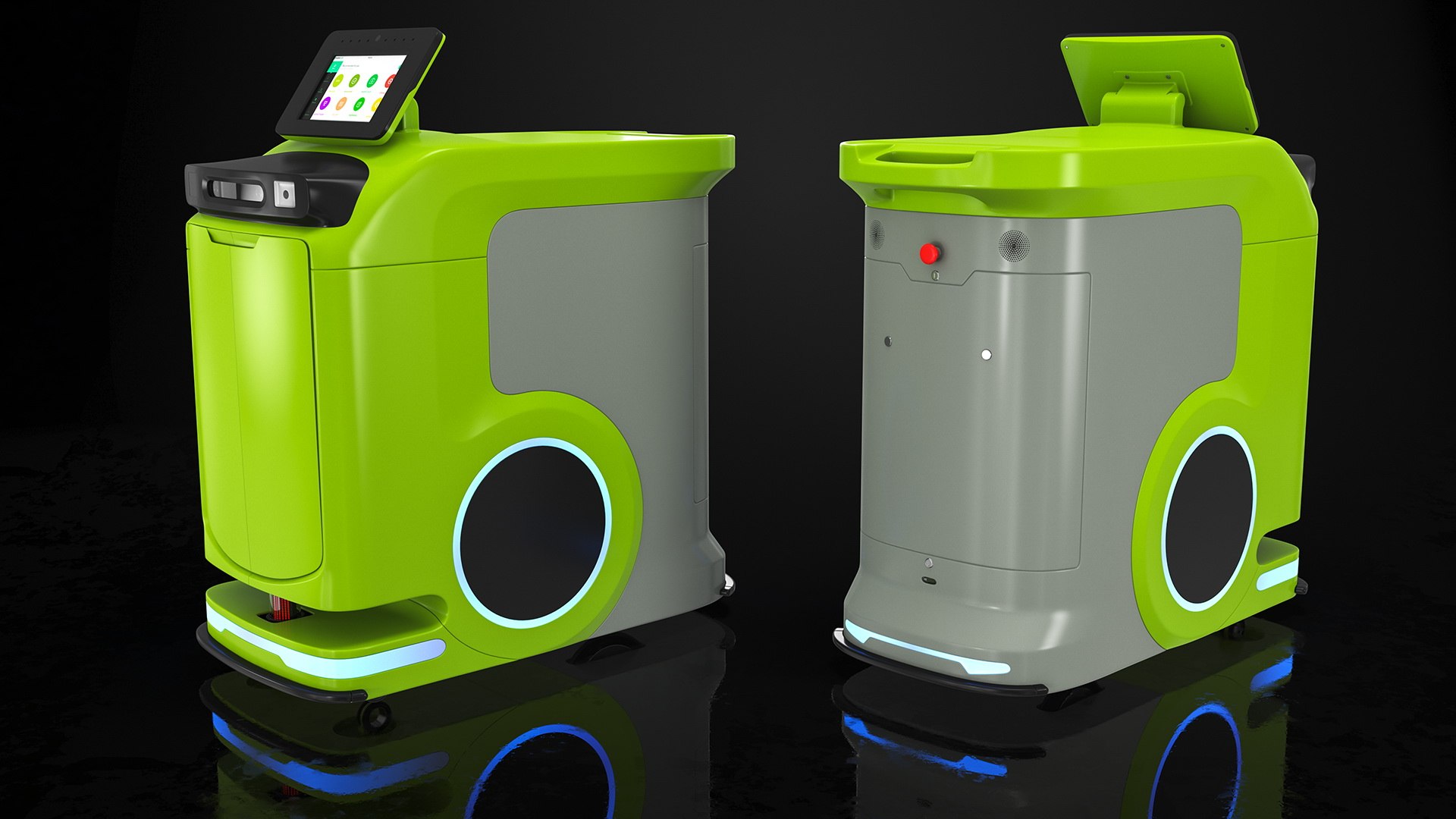 Autonomous Hospital Delivery Robot Model - TurboSquid 1596835