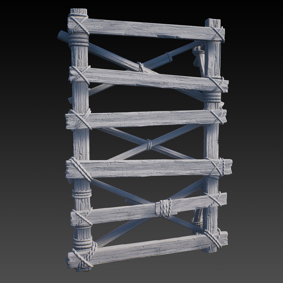 Vertical Ladder 3D Model - TurboSquid 2150457