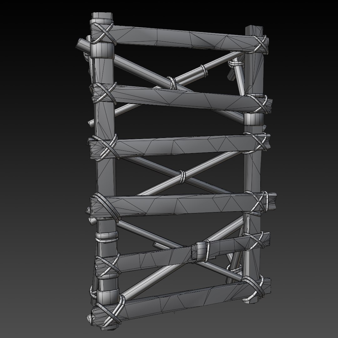 Vertical Ladder 3D Model - TurboSquid 2150457