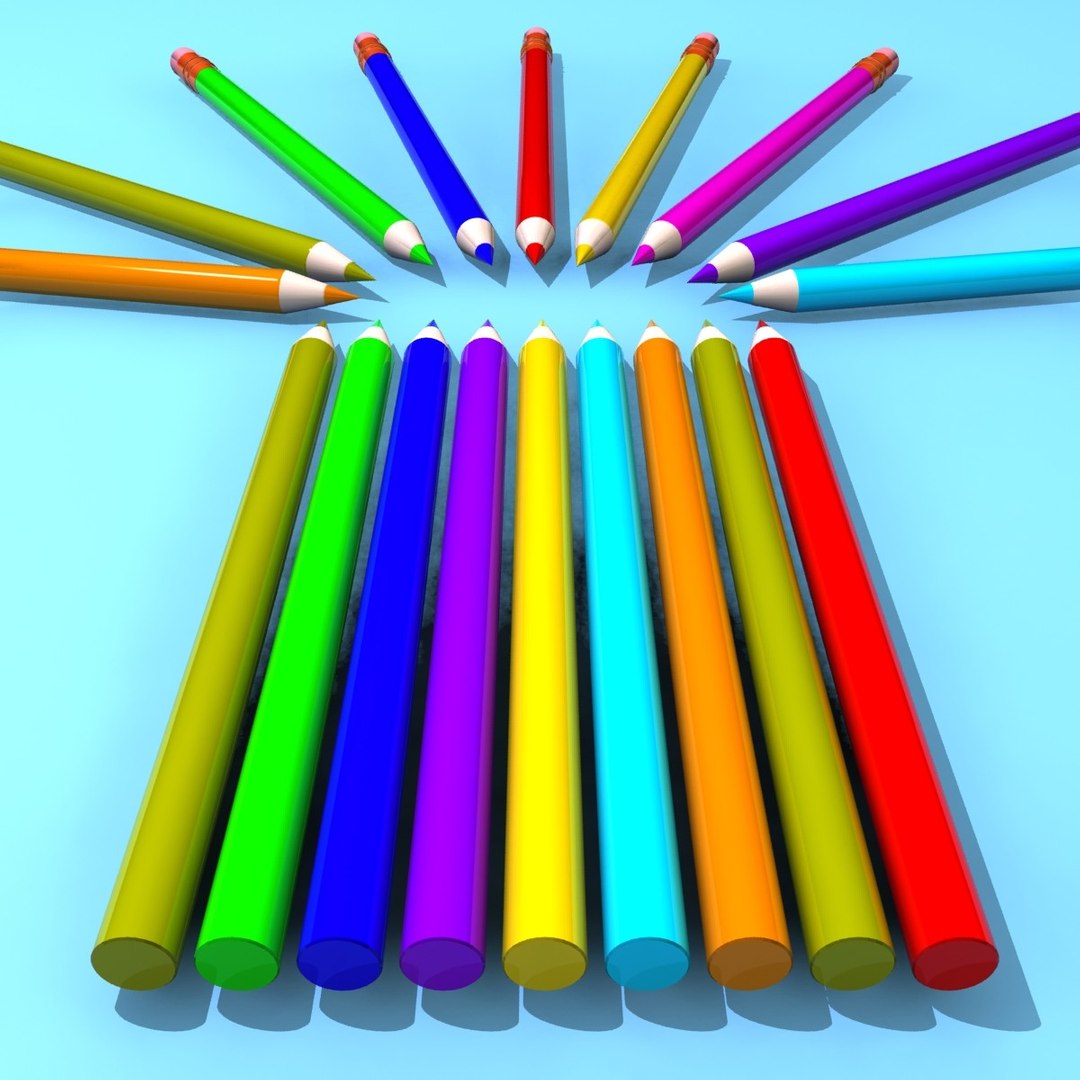 Free Max Model Pencil Colored