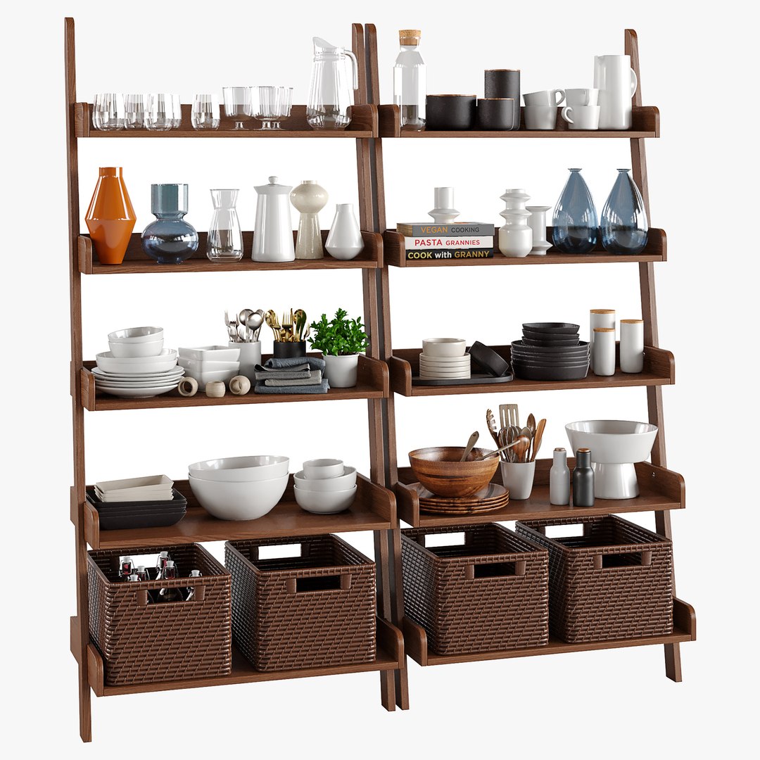 Studio Ladder Shelf 3D - TurboSquid 2267747