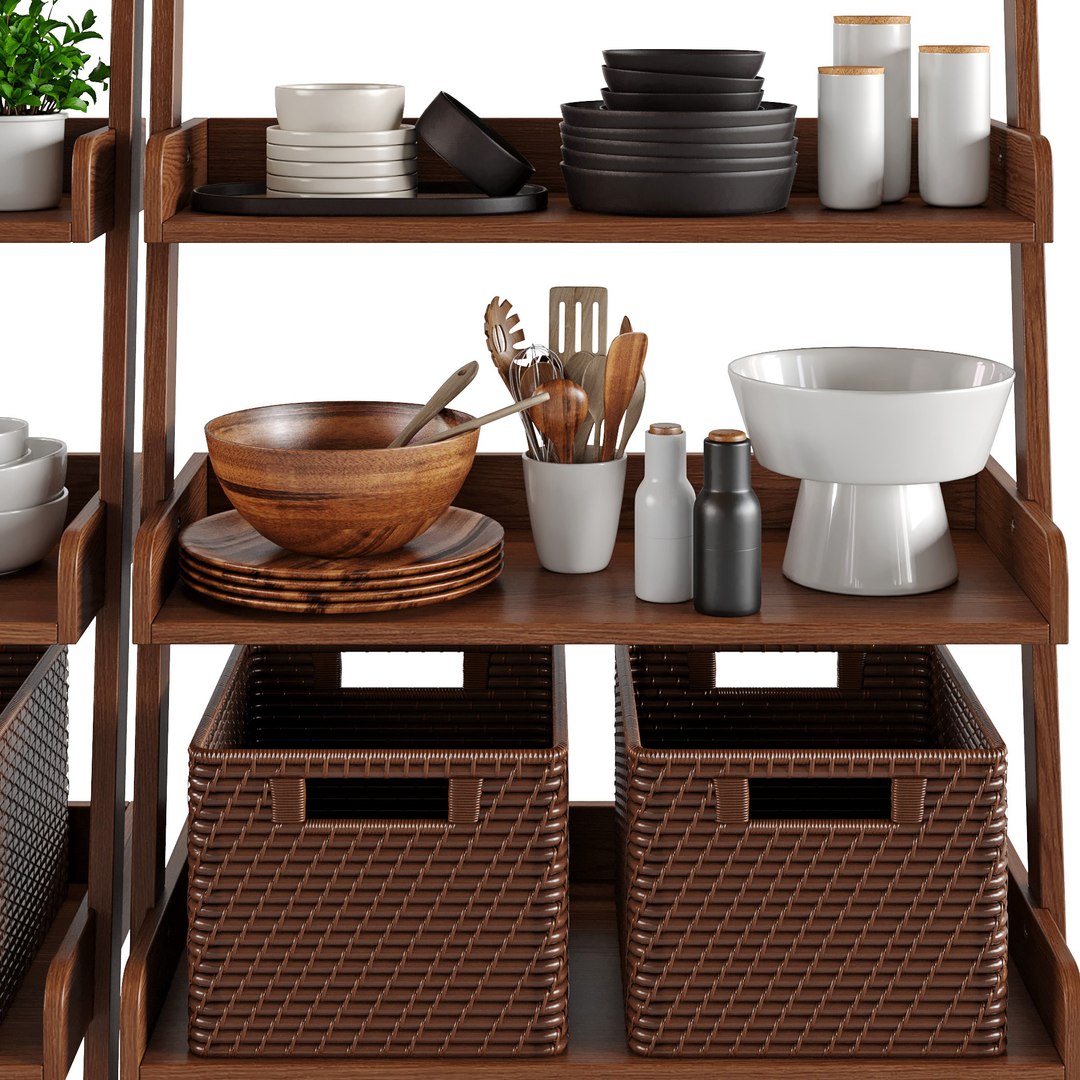 Studio Ladder Shelf 3D - TurboSquid 2267747