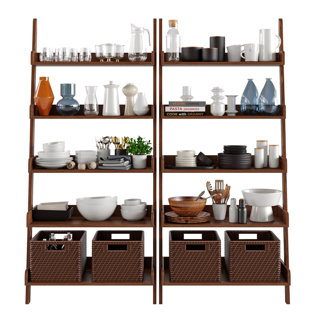 Studio Ladder Shelf 3D - TurboSquid 2267747