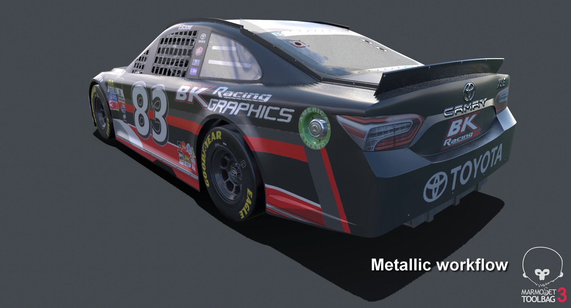 3D model bk racing nascar season - TurboSquid 1246936