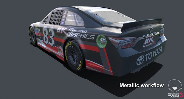 3D model bk racing nascar season - TurboSquid 1246936