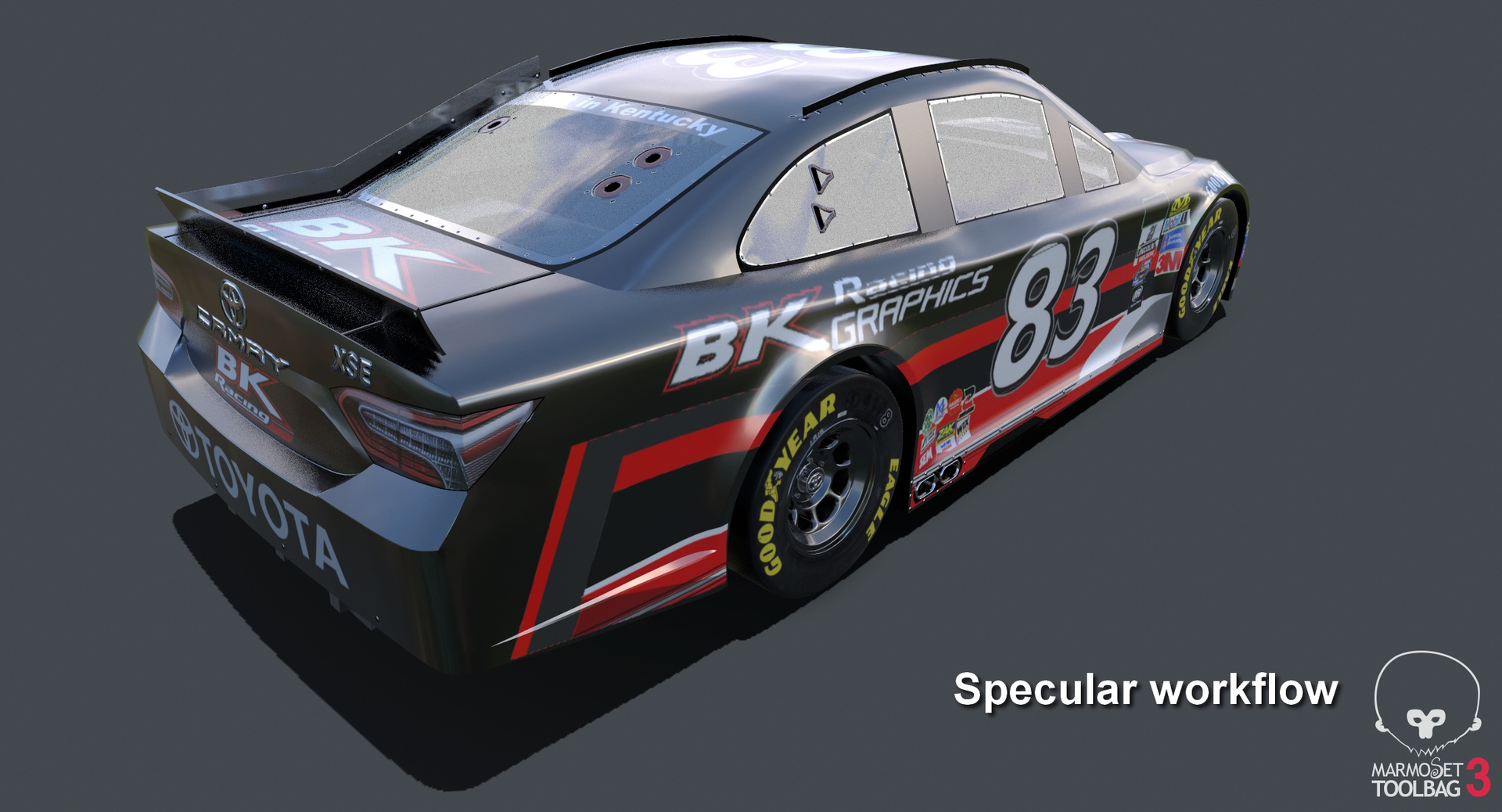 3D model bk racing nascar season - TurboSquid 1246936