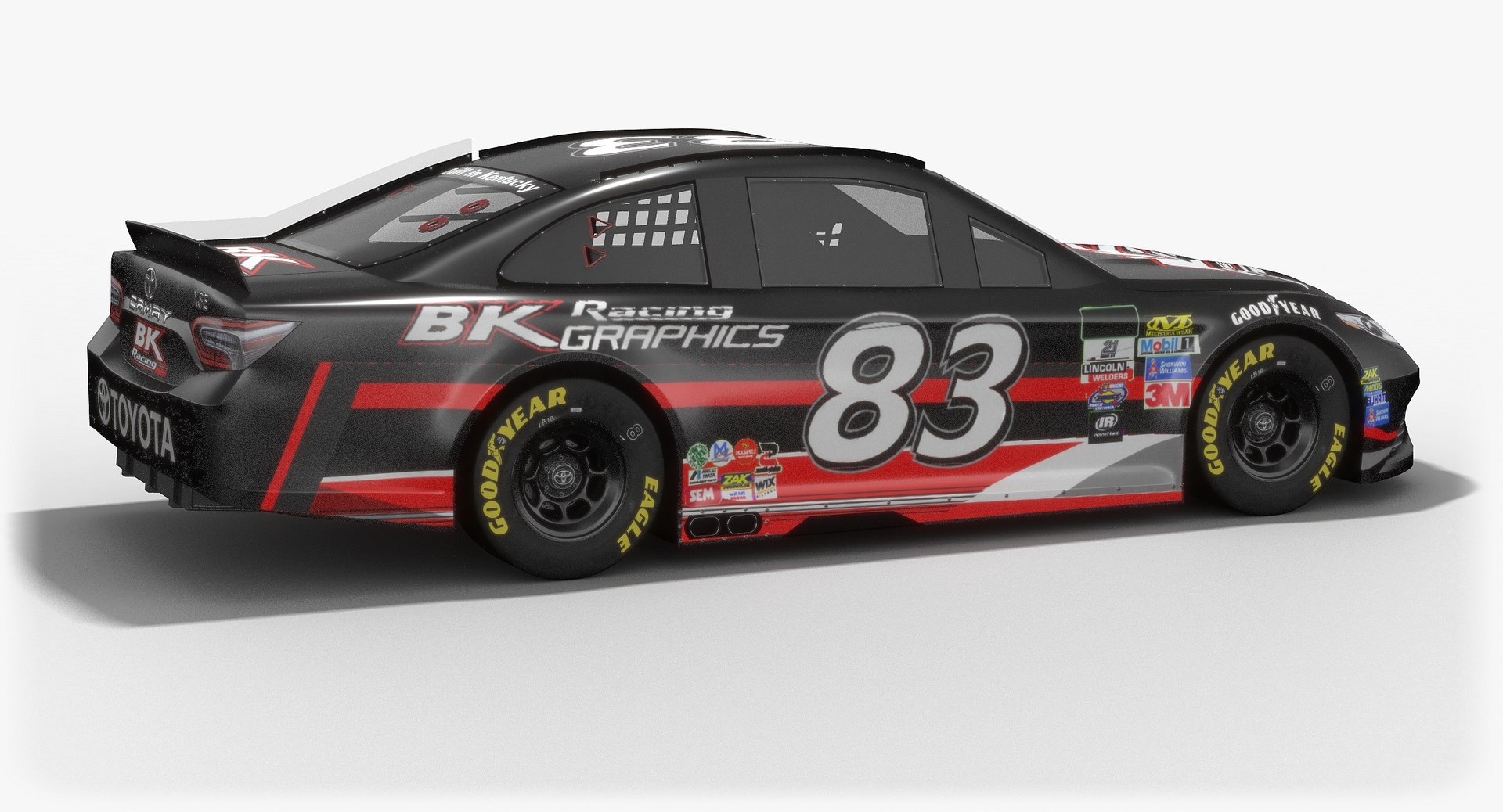 3D model bk racing nascar season - TurboSquid 1246936