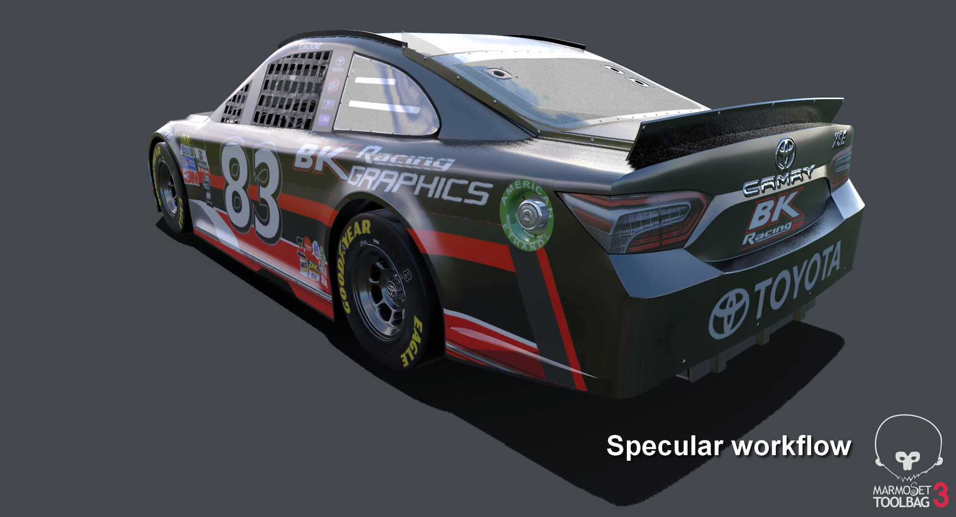 3D model bk racing nascar season - TurboSquid 1246936