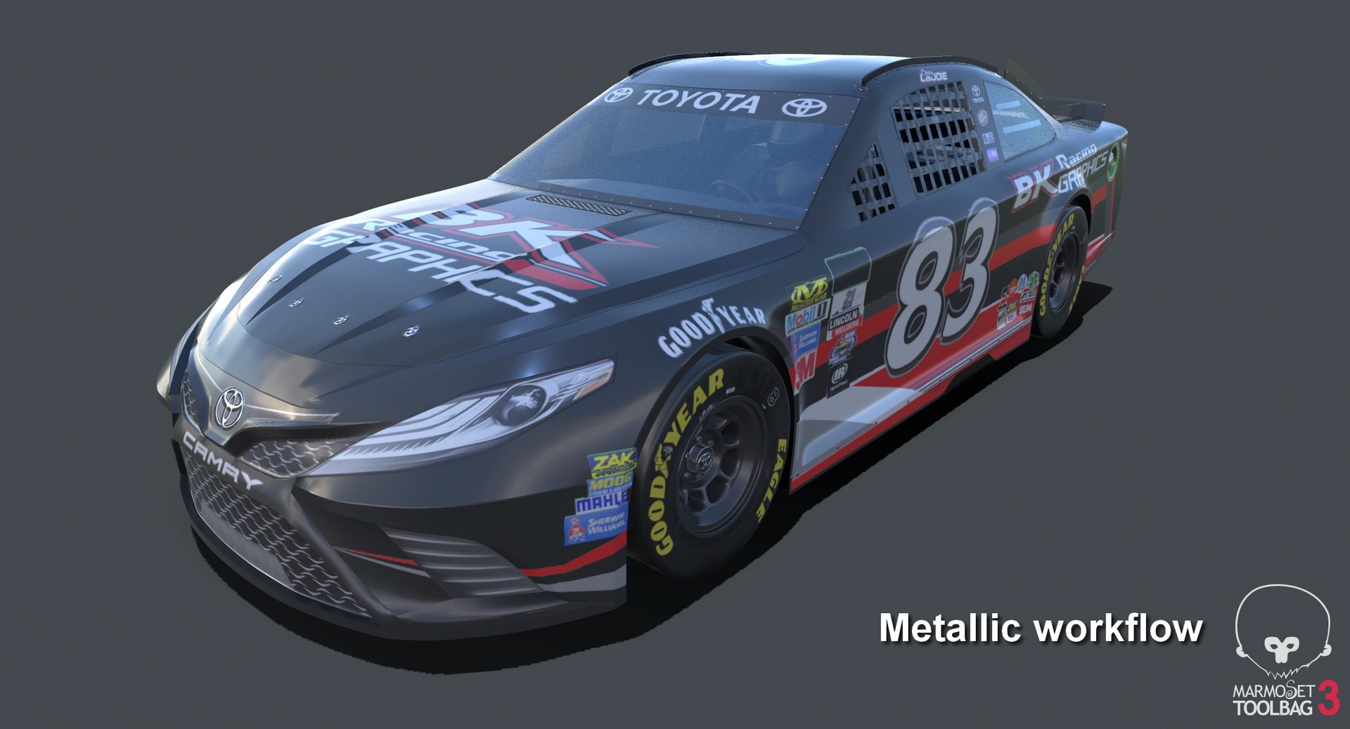3D model bk racing nascar season - TurboSquid 1246936