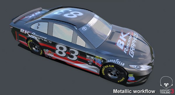 3D model bk racing nascar season - TurboSquid 1246936