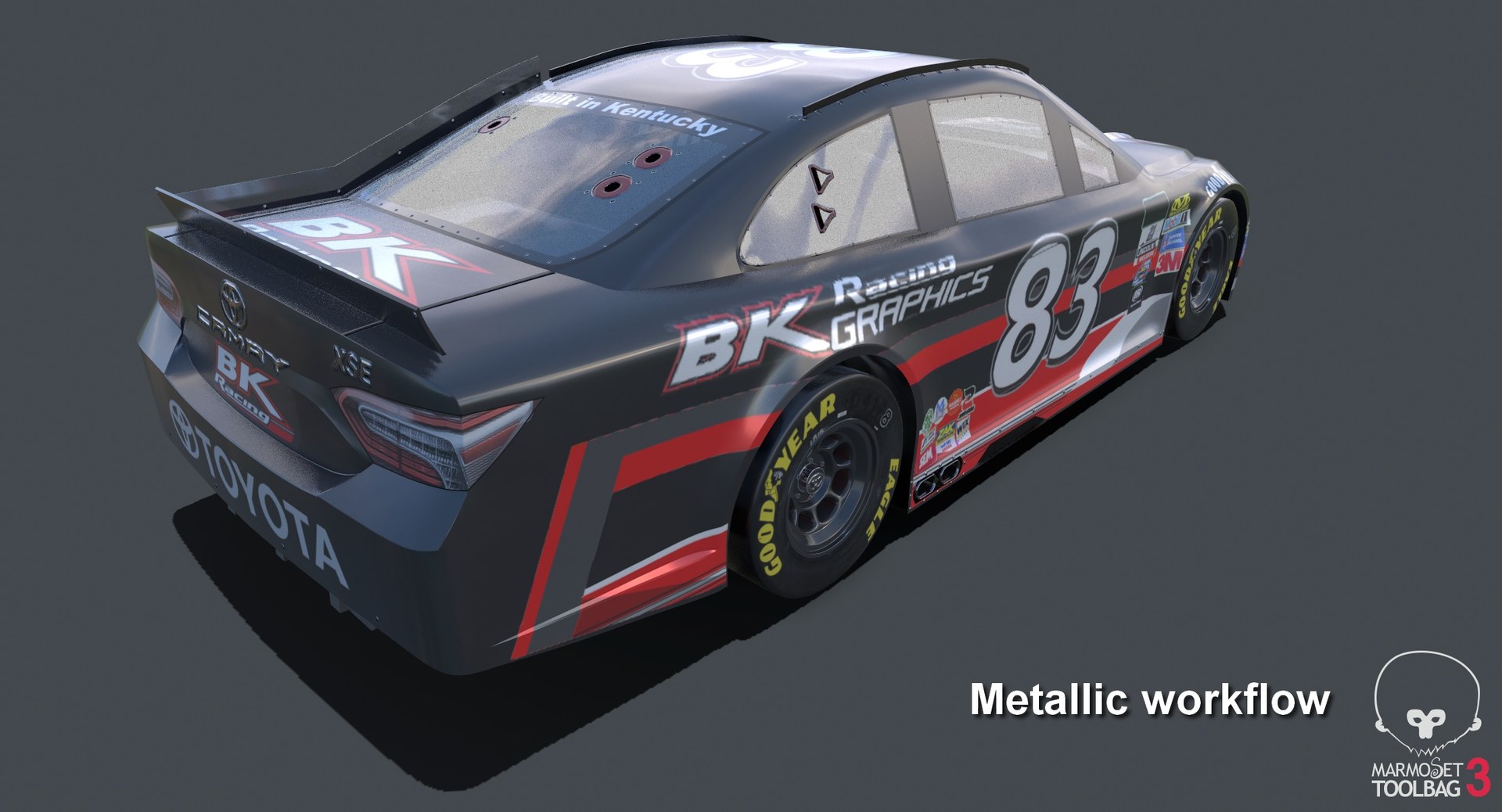 3D model bk racing nascar season - TurboSquid 1246936