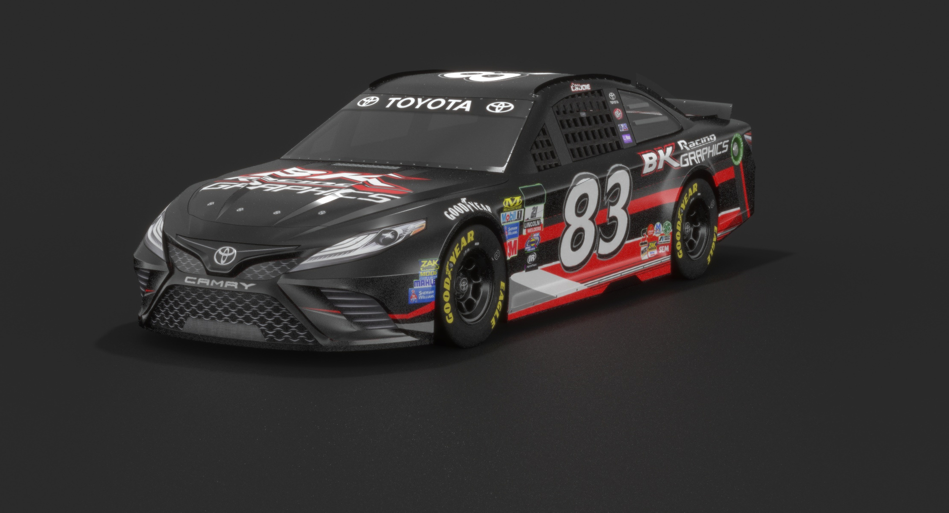 3D model bk racing nascar season - TurboSquid 1246936