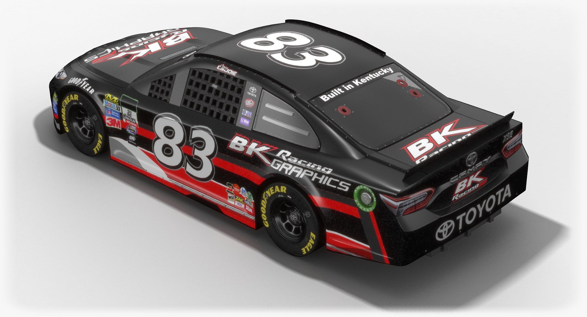 3D model bk racing nascar season - TurboSquid 1246936