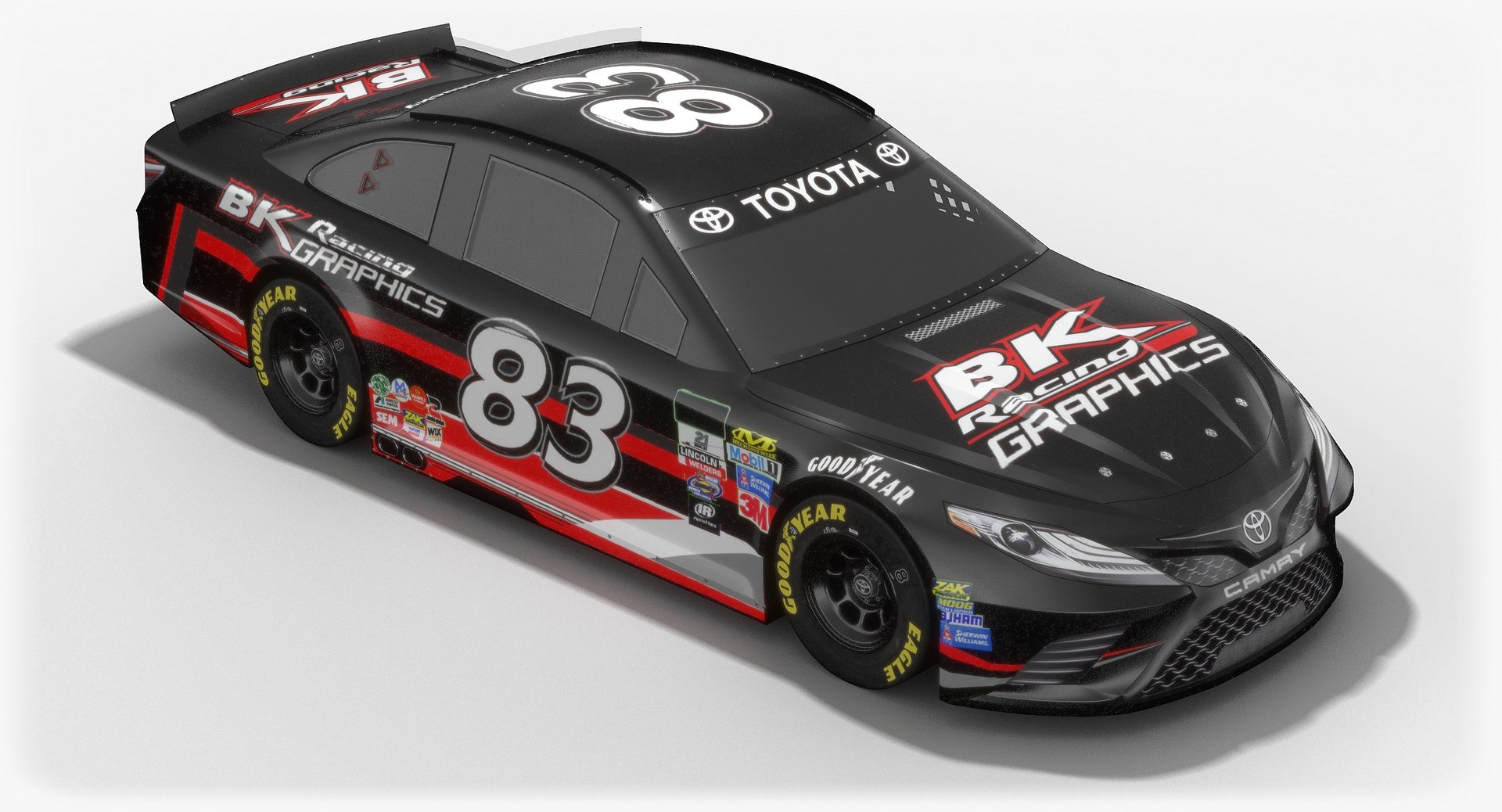 3D model bk racing nascar season - TurboSquid 1246936