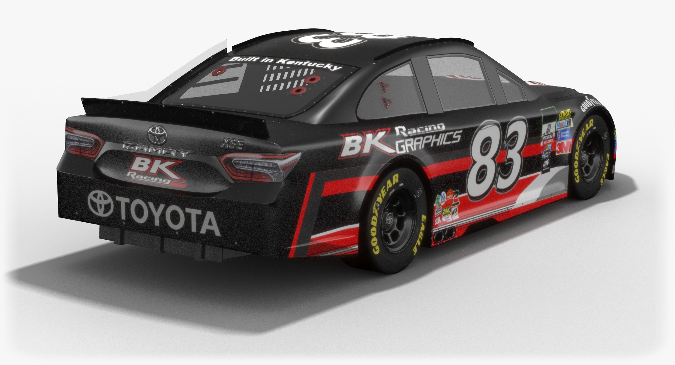 3D model bk racing nascar season - TurboSquid 1246936