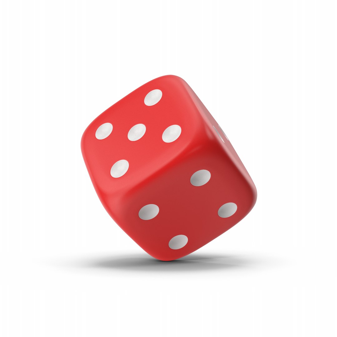 3D Red Dice Model - TurboSquid 2146418