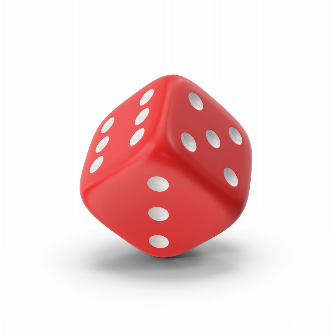 3D Red Dice Model - TurboSquid 2146418