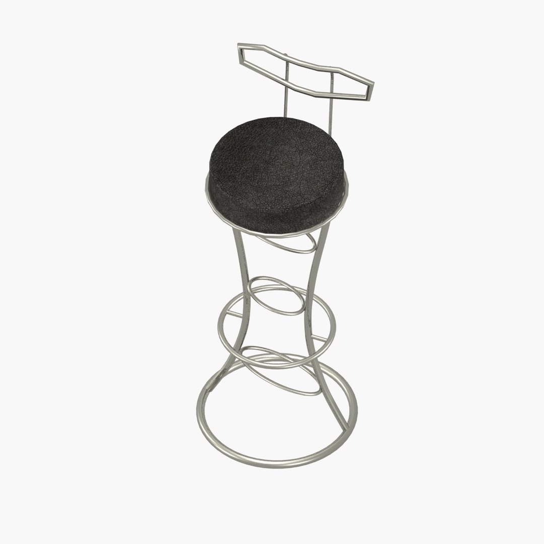 3D Modern Bar Stools Model - TurboSquid 1341474