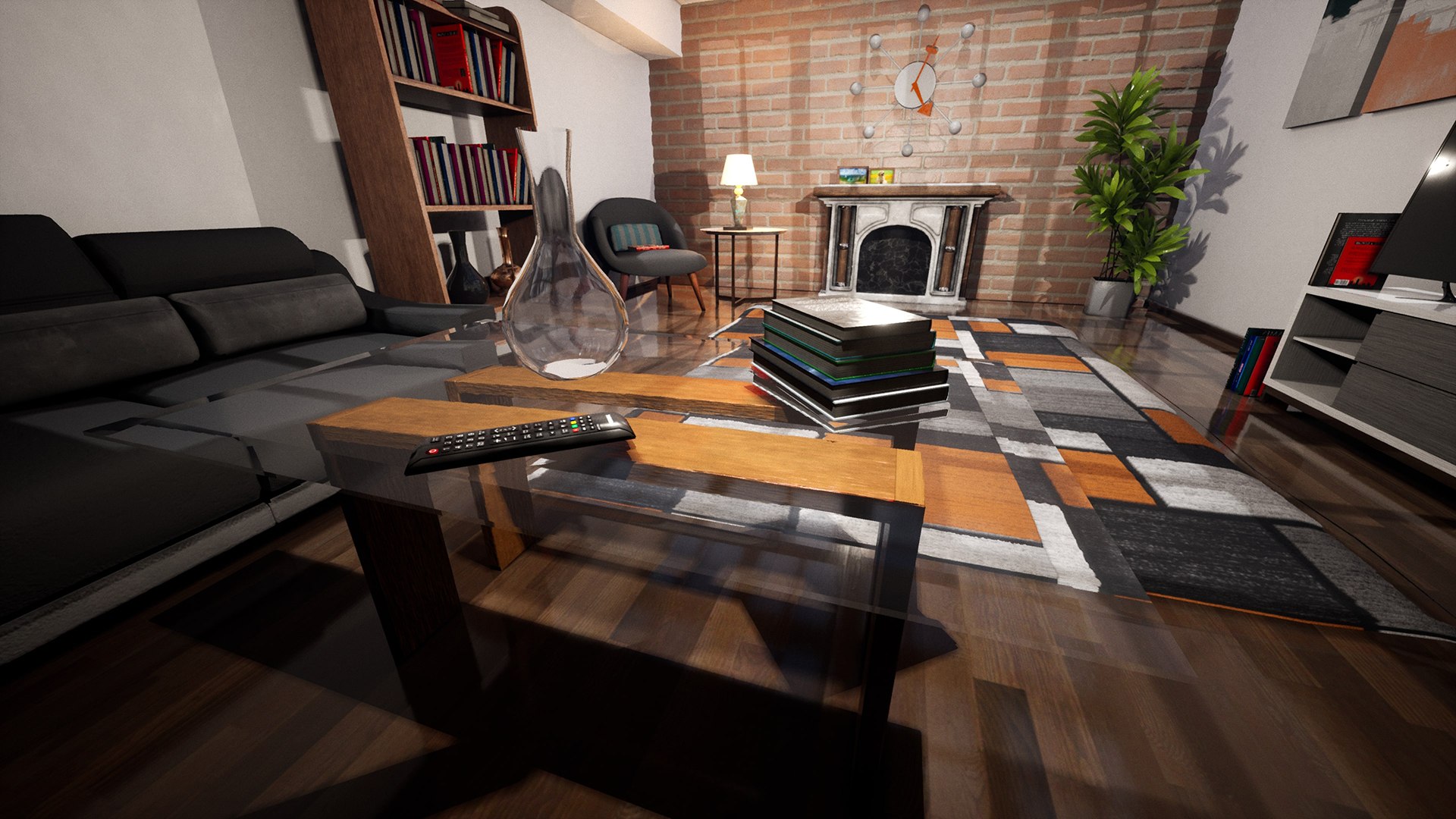 Modern Living Room Furniture Package 100 Variations 3D Model ...